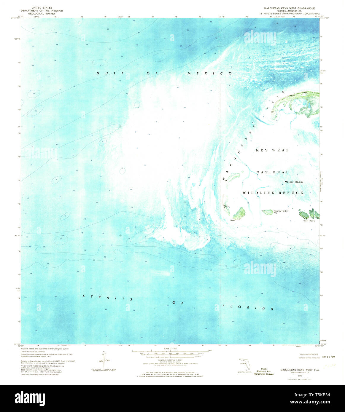 Florida keys map hi-res stock photography and images - Alamy