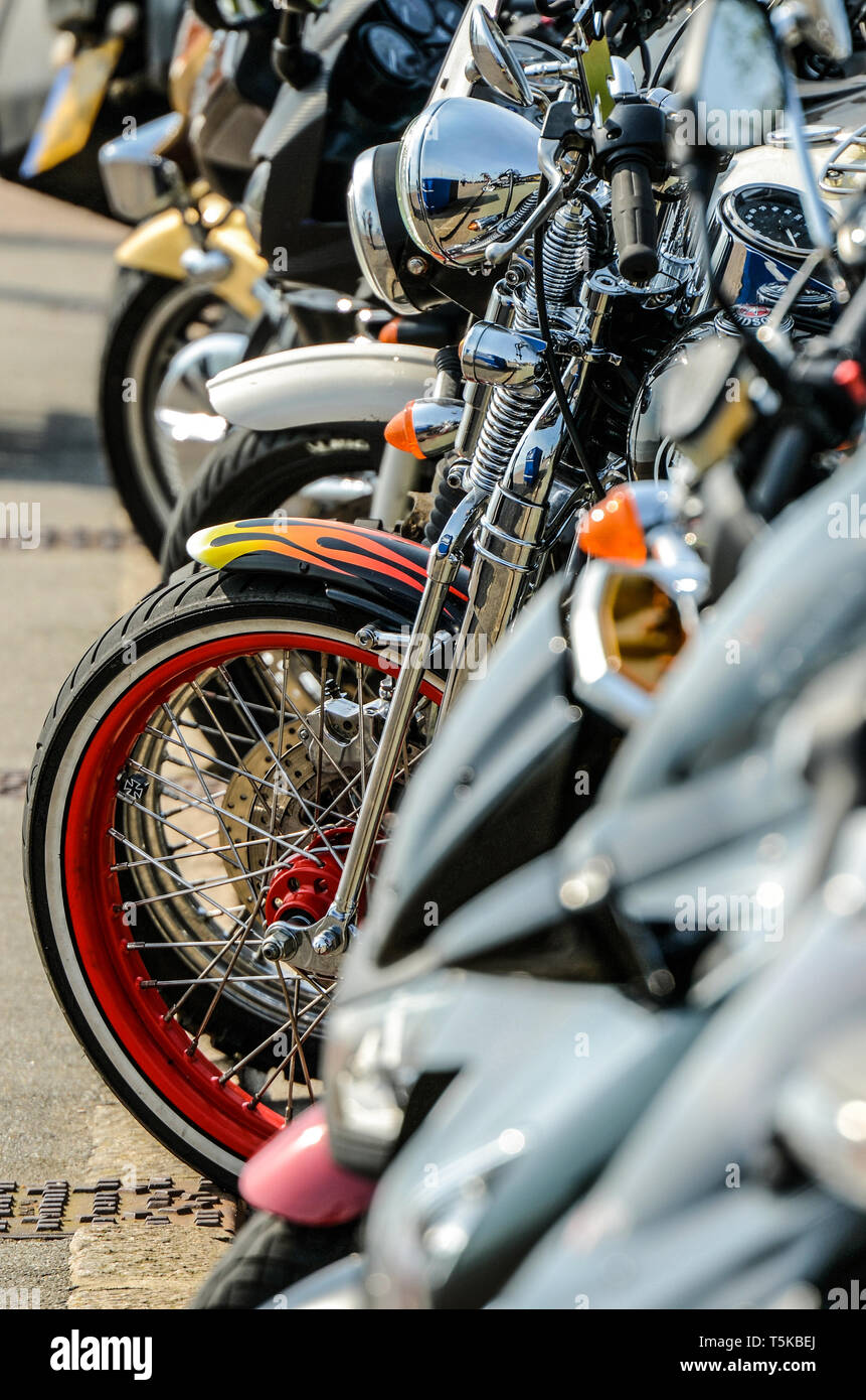 Southend shakedown motorbikes hi-res stock photography and images - Alamy