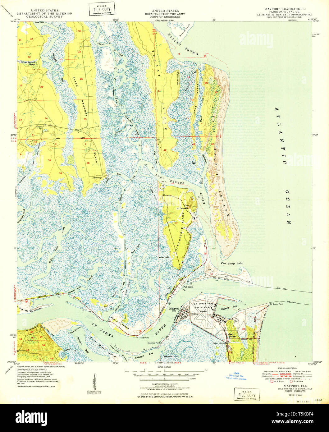 Map of mayport hi-res stock photography and images - Alamy