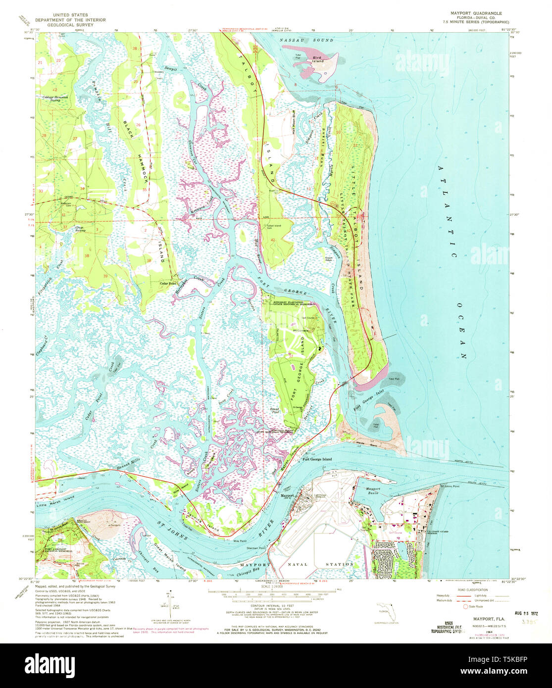 Map of mayport hi-res stock photography and images - Alamy
