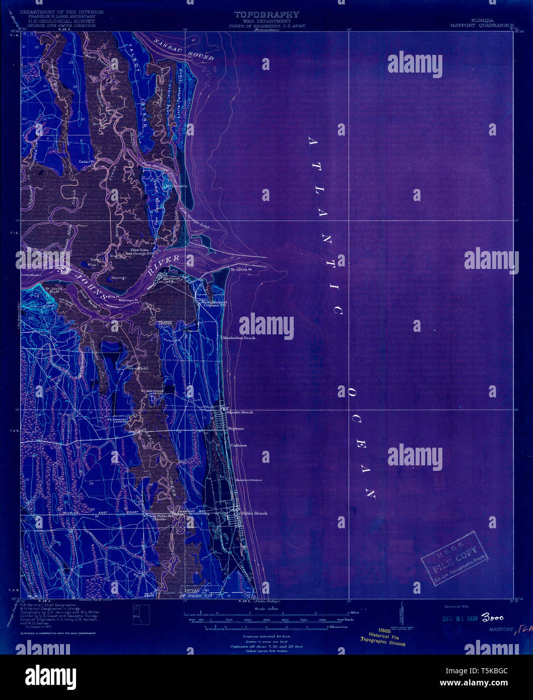 Map of mayport hi-res stock photography and images - Alamy