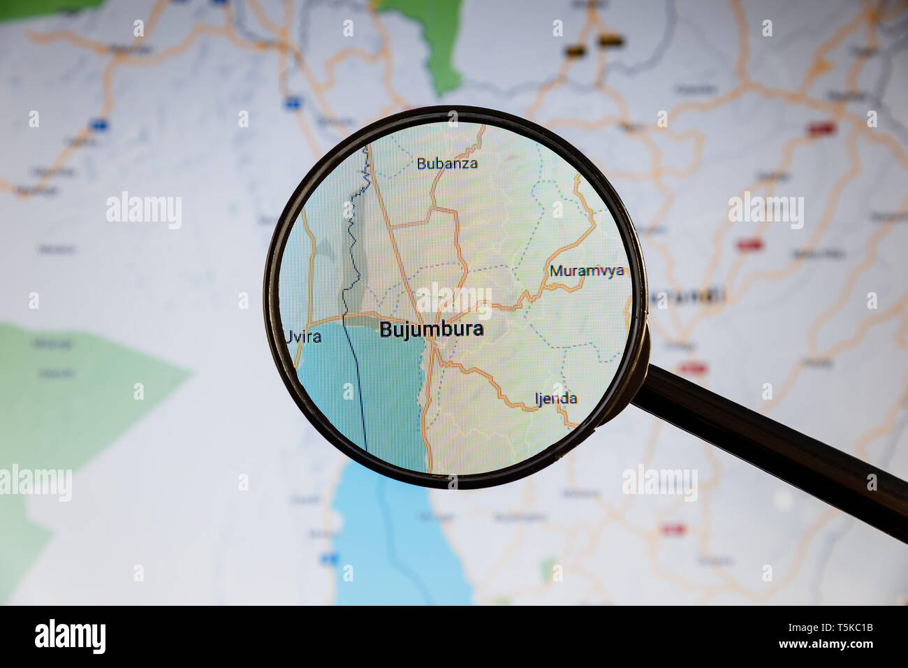 Burundi political map capital hi-res stock photography and images - Alamy