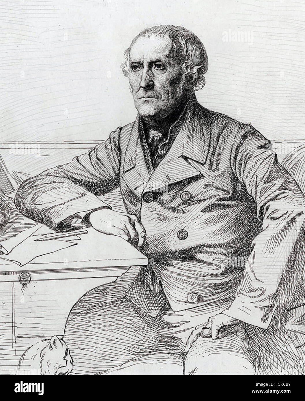 FRANÇOIS GUIZOT (1787-1874) French statesman and historian Stock Photo ...