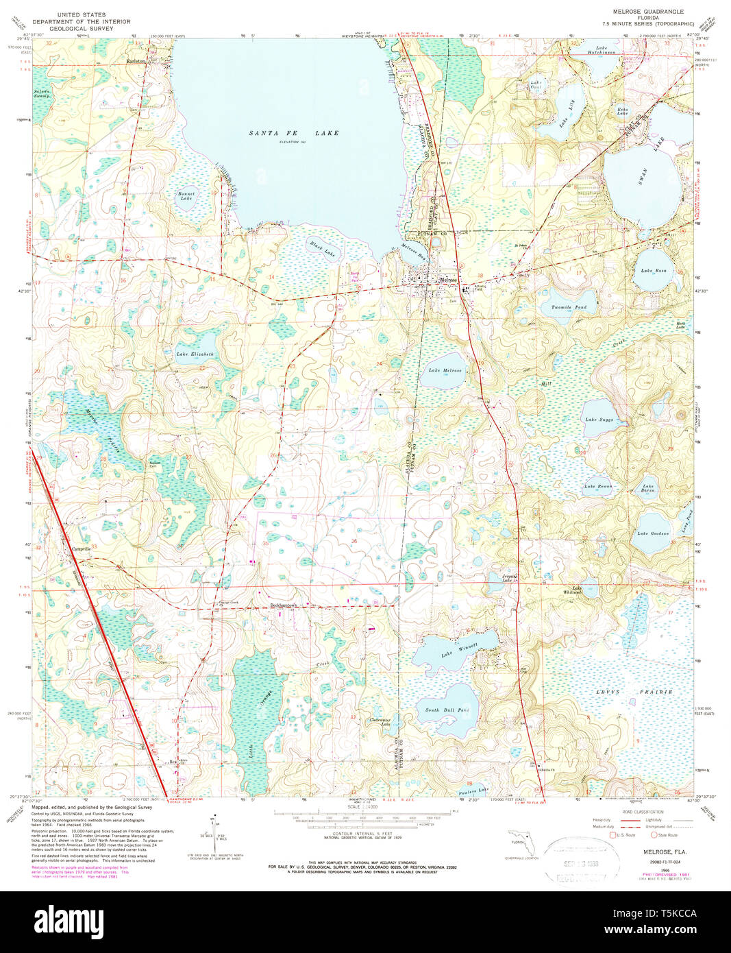 Map of melrose hi-res stock photography and images - Alamy