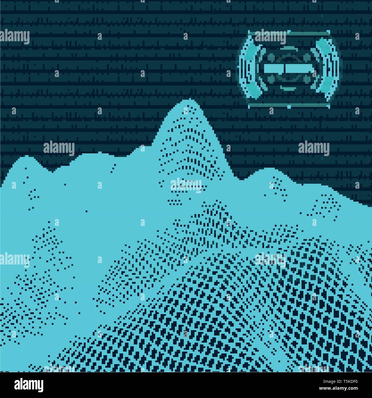 Big Data Visualization Background 3d Big Data Connection Background Cyber Technology Ai Tech