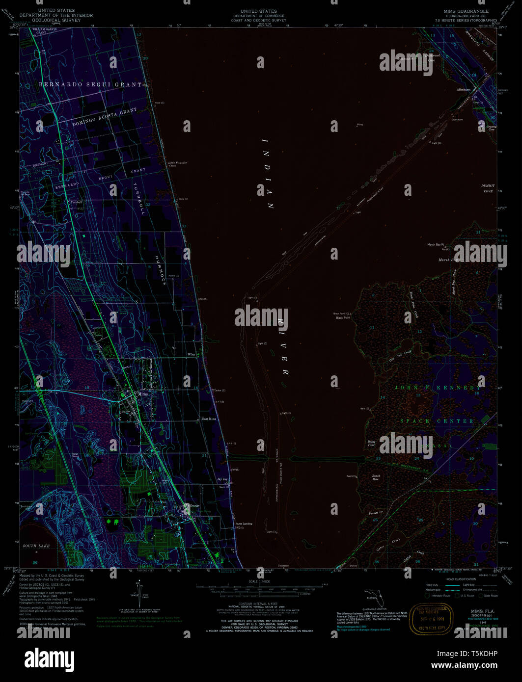 Map of mims hi-res stock photography and images - Alamy