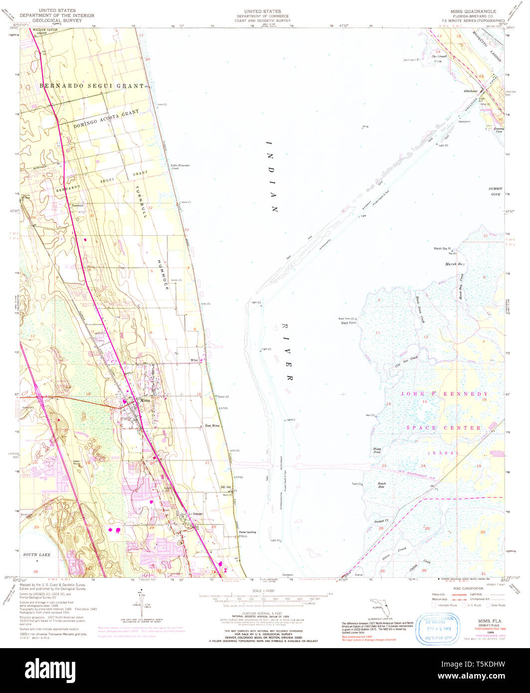 Map of mims hi-res stock photography and images - Alamy
