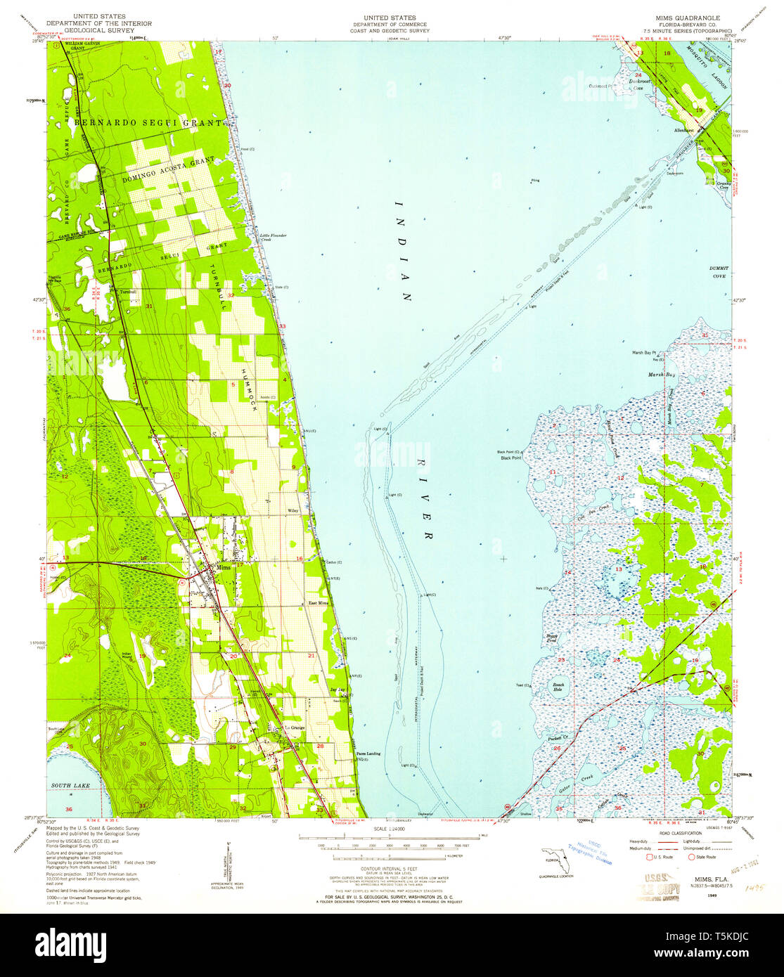 Map of mims hi-res stock photography and images - Alamy