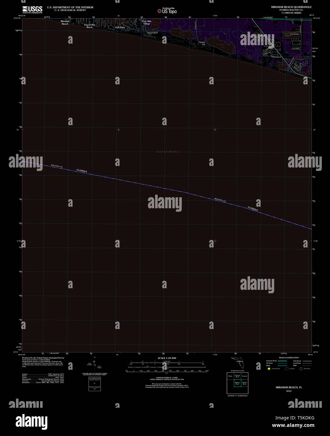 Map of miramar map of miramar hi-res stock photography and images - Alamy