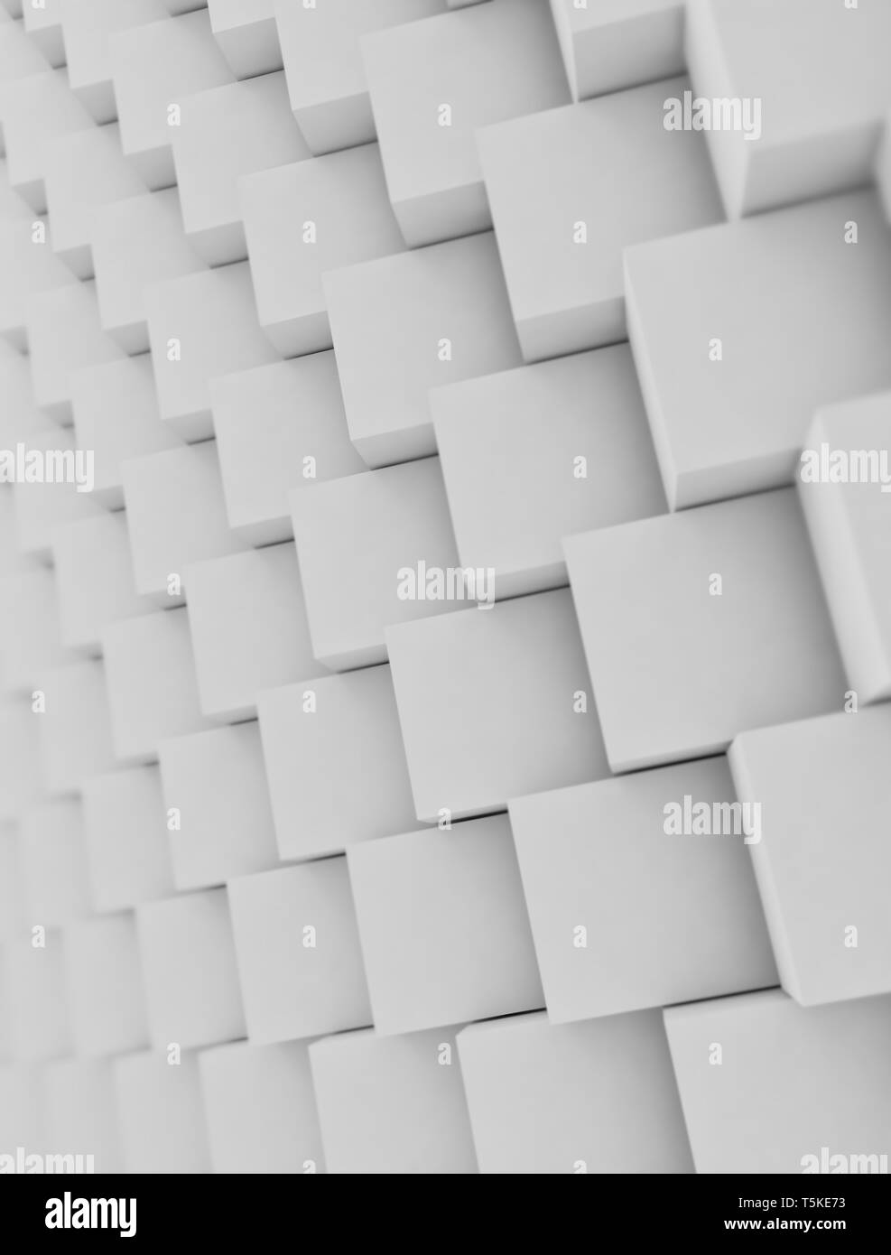 White 3d cubes pattern hi-res stock photography and images - Alamy