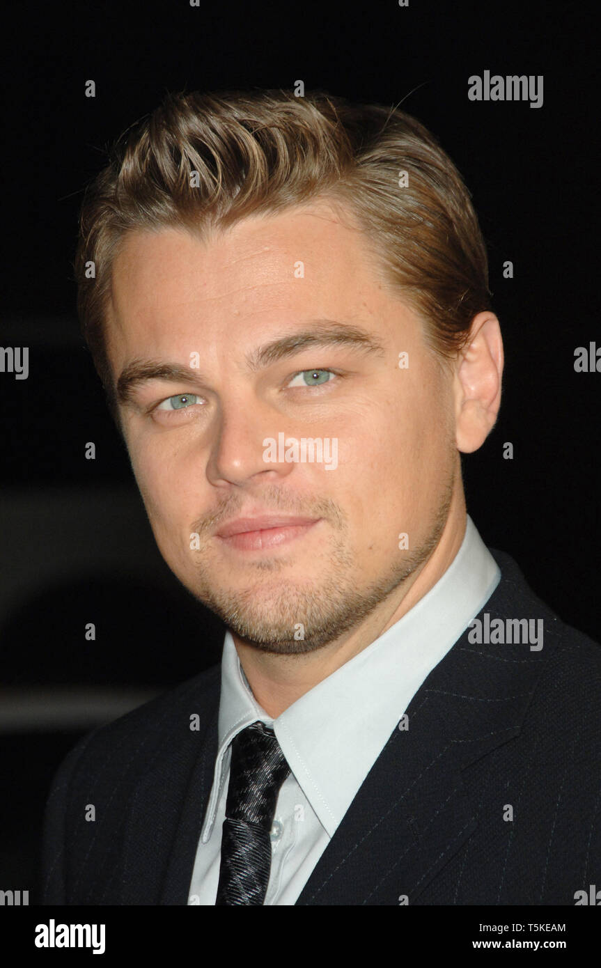 LOS ANGELES, CA. December 06, 2006: LEONARDO DiCAPRIO at the Los ...