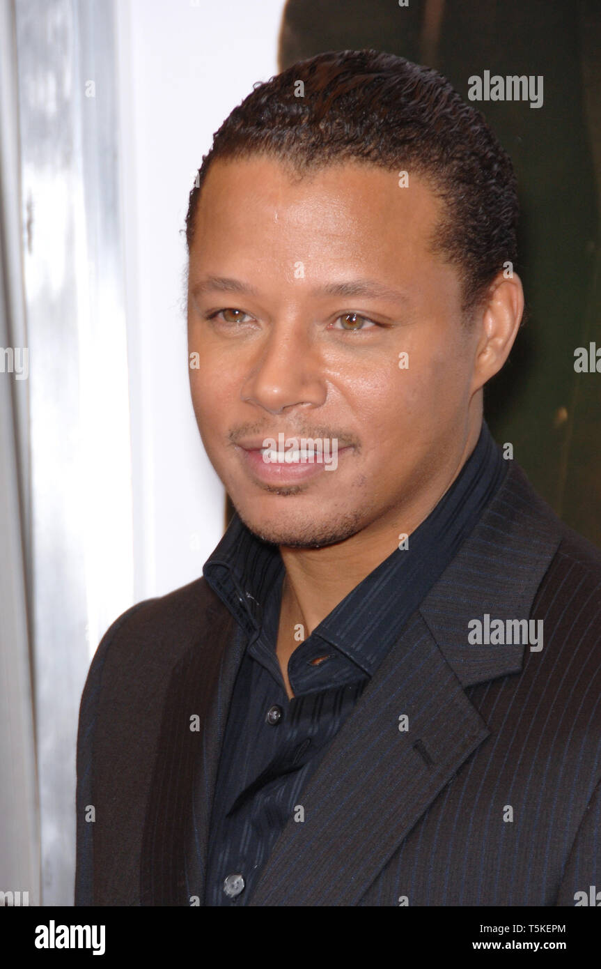 LOS ANGELES, CA. December 07, 2006: TERRENCE HOWARD at the world ...