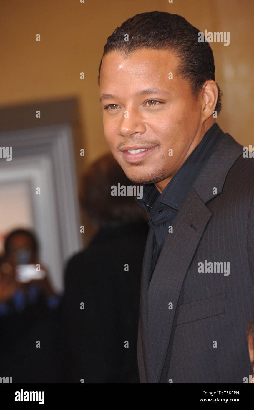 LOS ANGELES, CA. December 07, 2006: TERRENCE HOWARD at the world ...