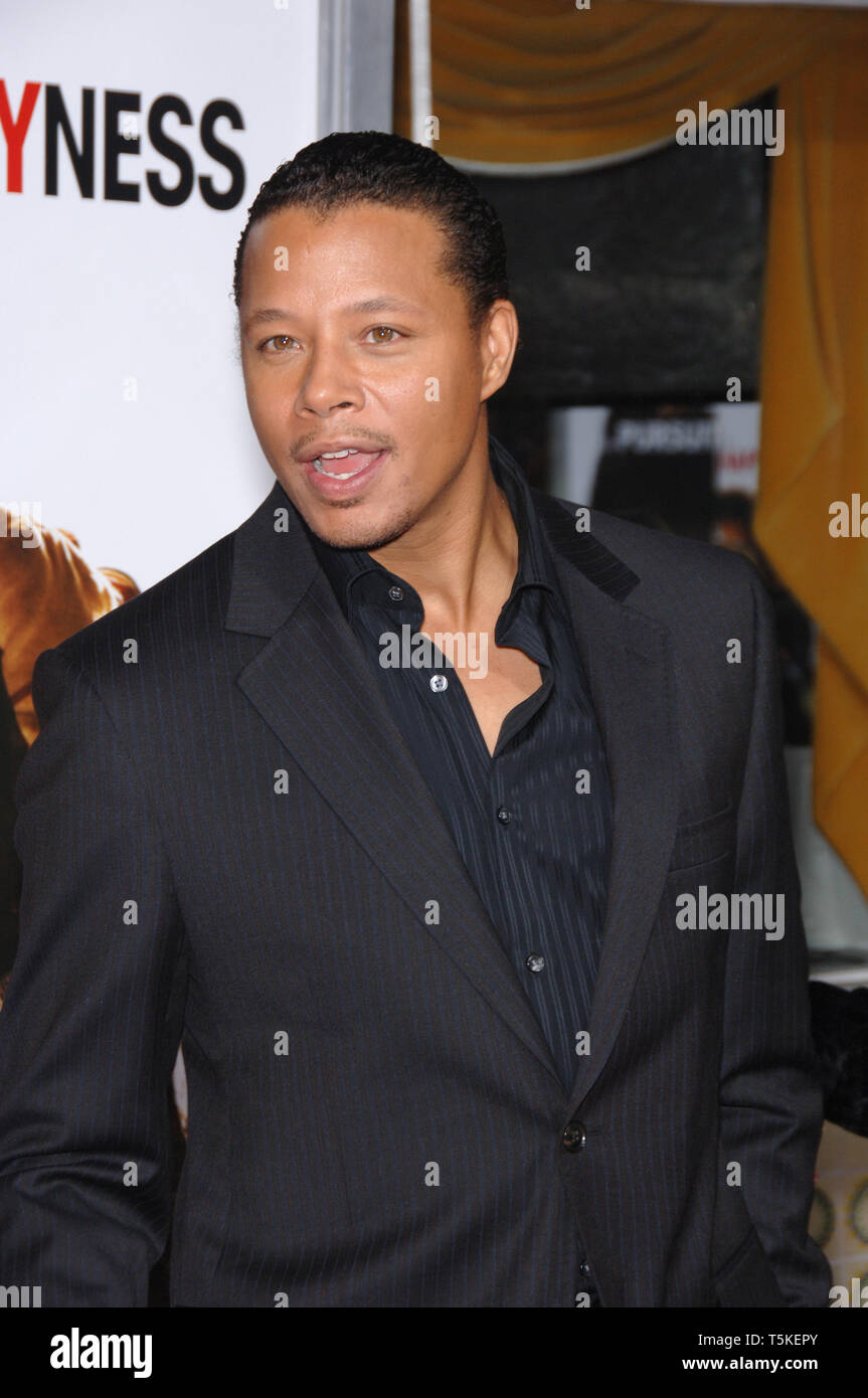 LOS ANGELES, CA. December 07, 2006: TERRENCE HOWARD at the world ...