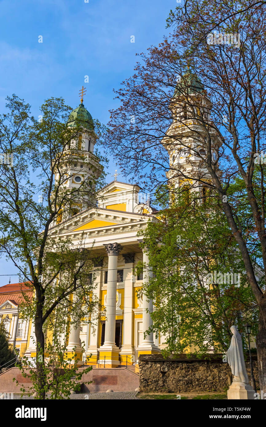 Building of the Holy Cross Greek Catholic Cathedral in Uzhhorod ...