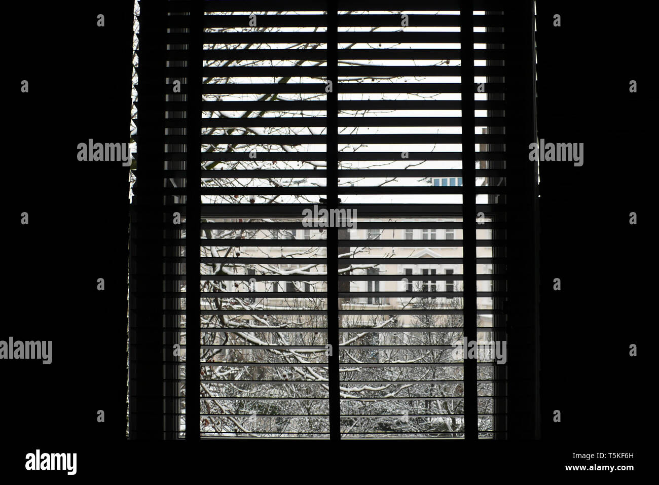 Semi closed blinds hi-res stock photography and images - Alamy