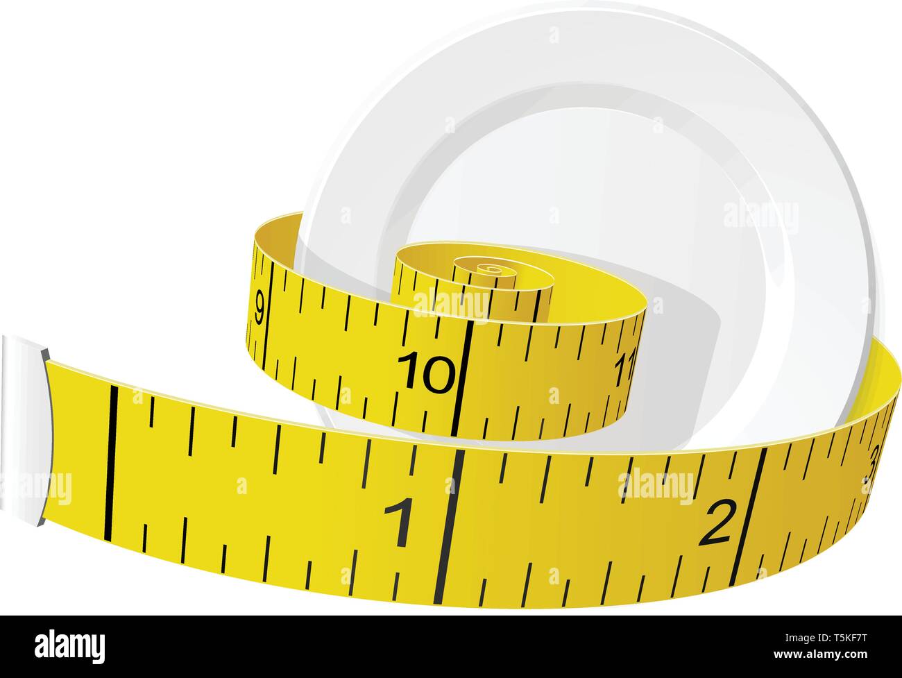 Measuring tape Stock Vector Images - Alamy