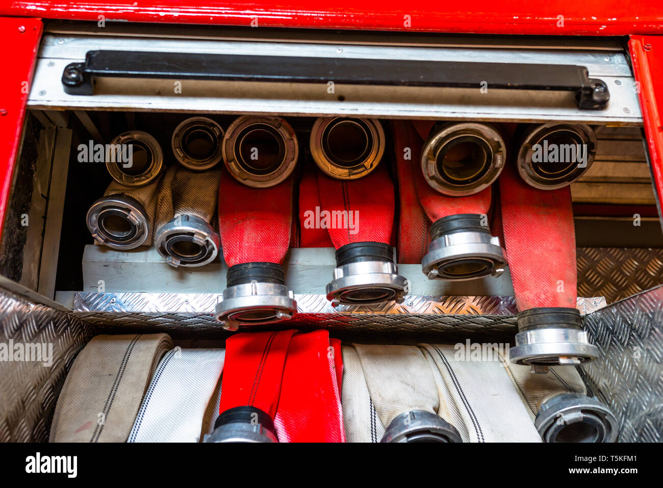 Fire hose storage hi-res stock photography and images - Alamy