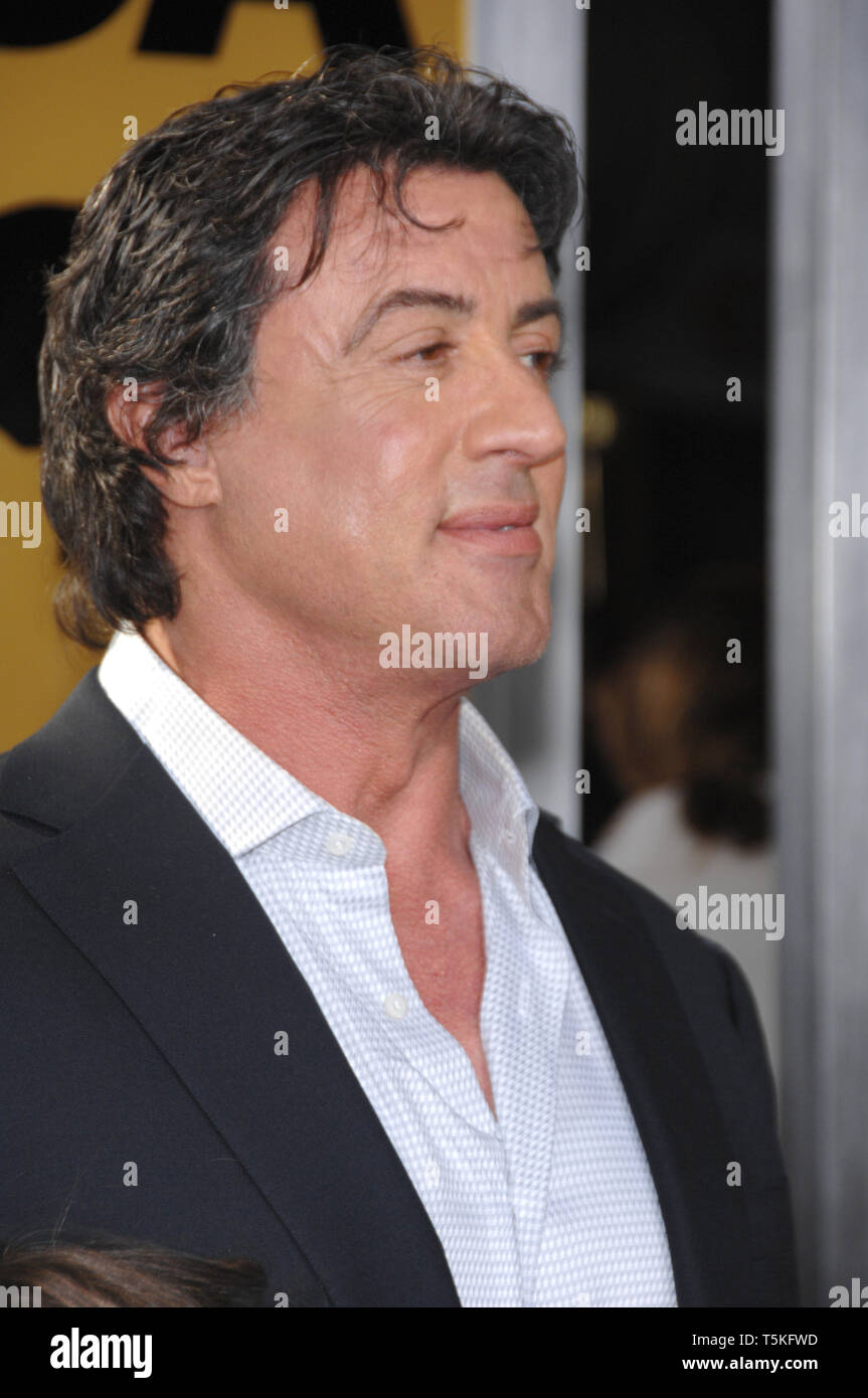 LOS ANGELES, CA. December 13, 2006: SYLVESTER STALLONE at the world ...