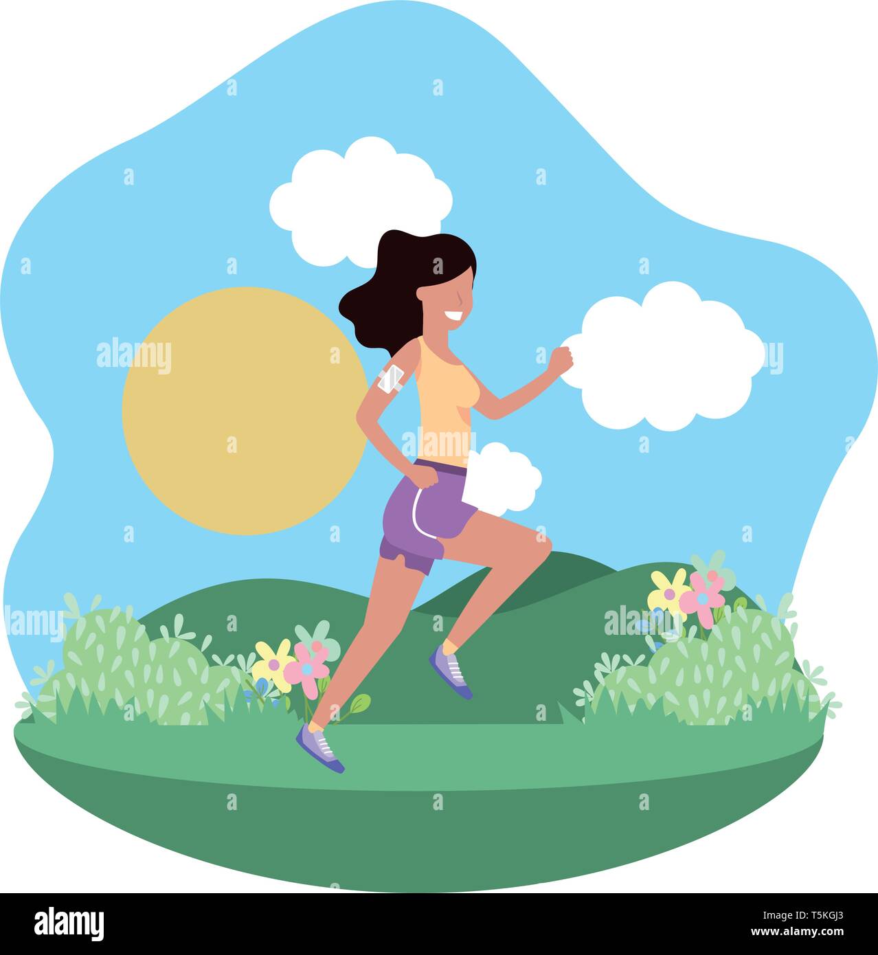 fitness exercise woman running workout healthy fit lifestyle outdoor ...