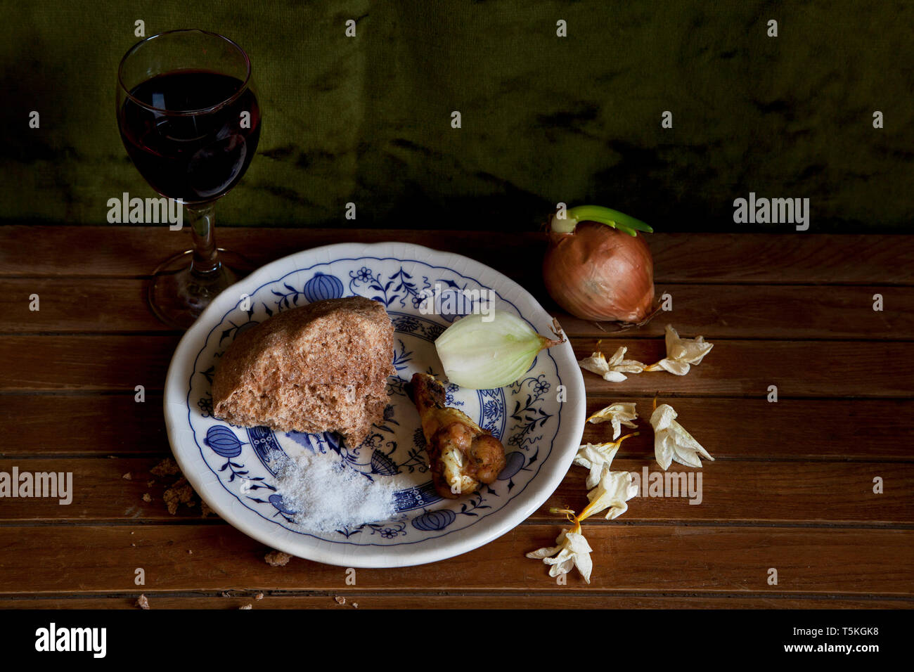 homemade bread from Pir-Spelta with chicken Stock Photo - Alamy