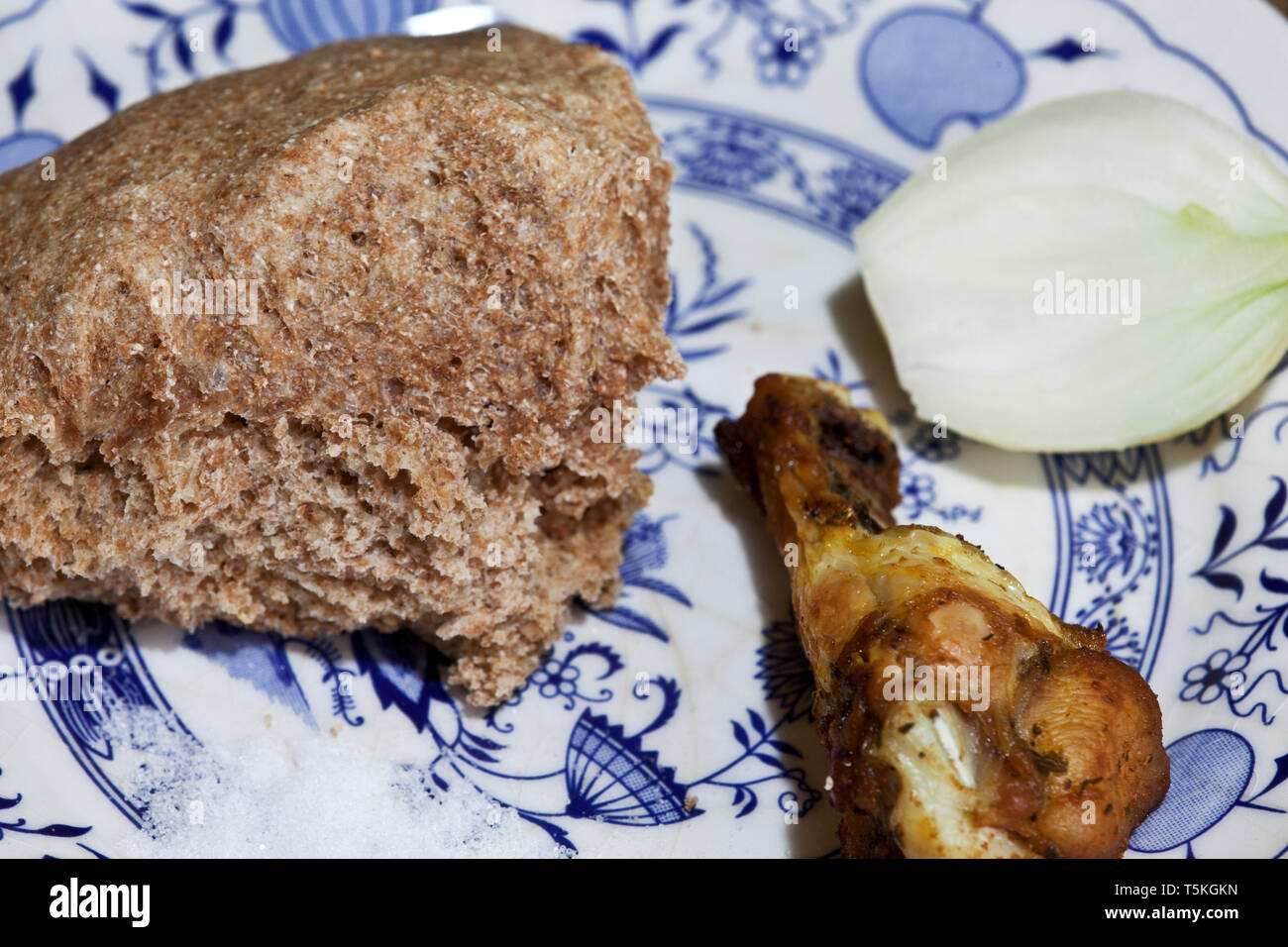 homemade bread from Pir-Spelta with chicken Stock Photo - Alamy