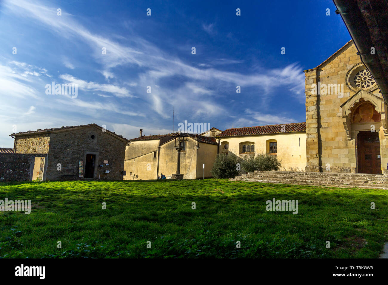 San Francesco Monastery view, Fiesole Stock Photo - Alamy