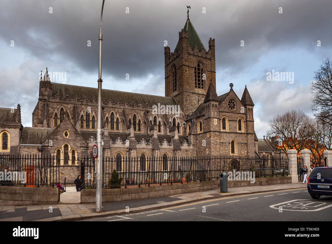 Dublin, Ireland – March 2019. Cathedral Church of the Holy Trinity ...