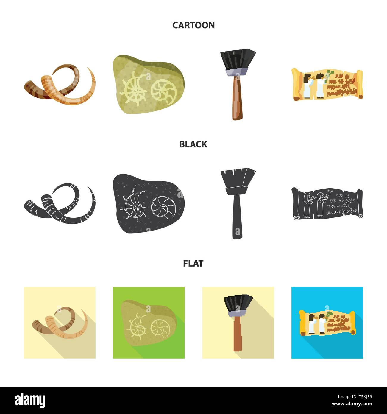 horn,rock,brush,scroll,tusk,black,tool,papyrus,mammoth,figure,equipment ...
