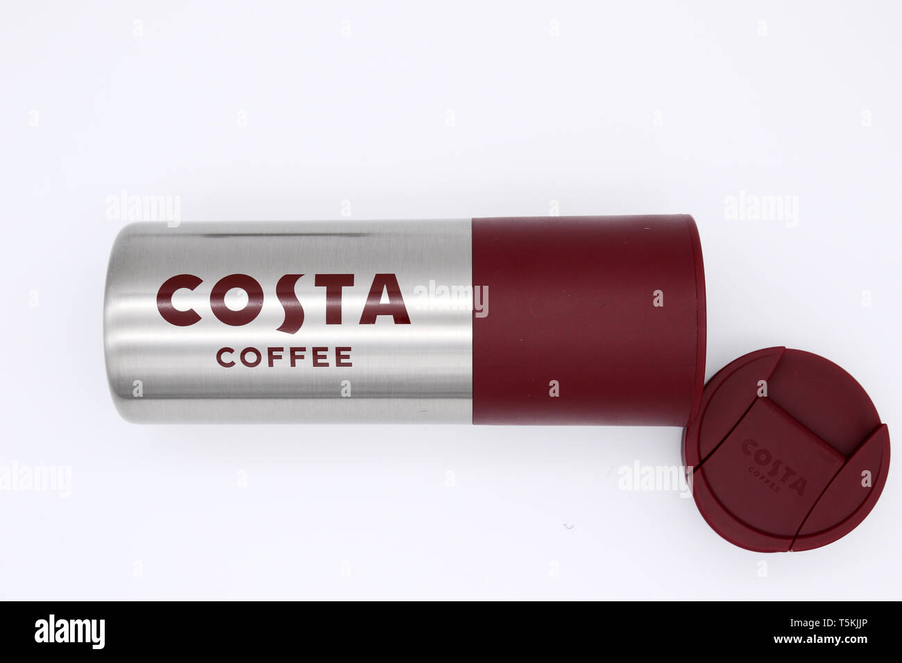 Reusable Costa Coffee Cup Stock Photo - Alamy