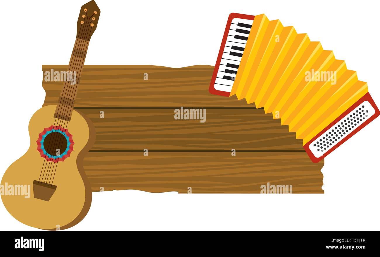 wooden sign frame with farm country style elements cartoon vector ...