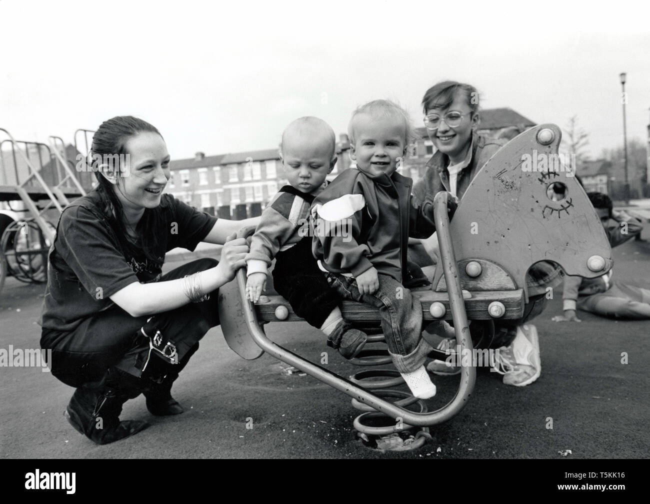 1980s playground hi-res stock photography and images - Alamy