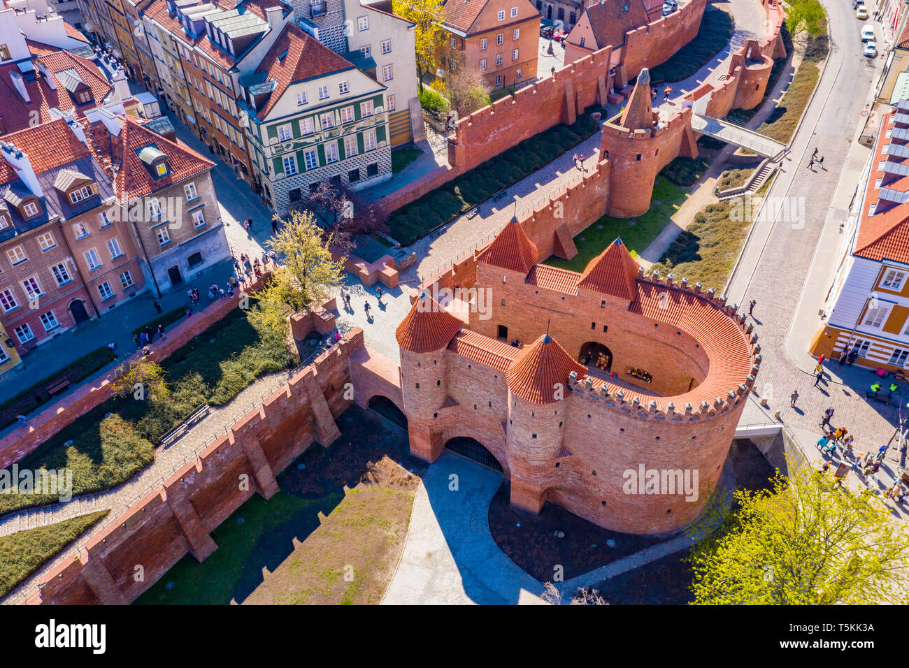 Cityscape with high angle view of architecture rooftop buildings and ...