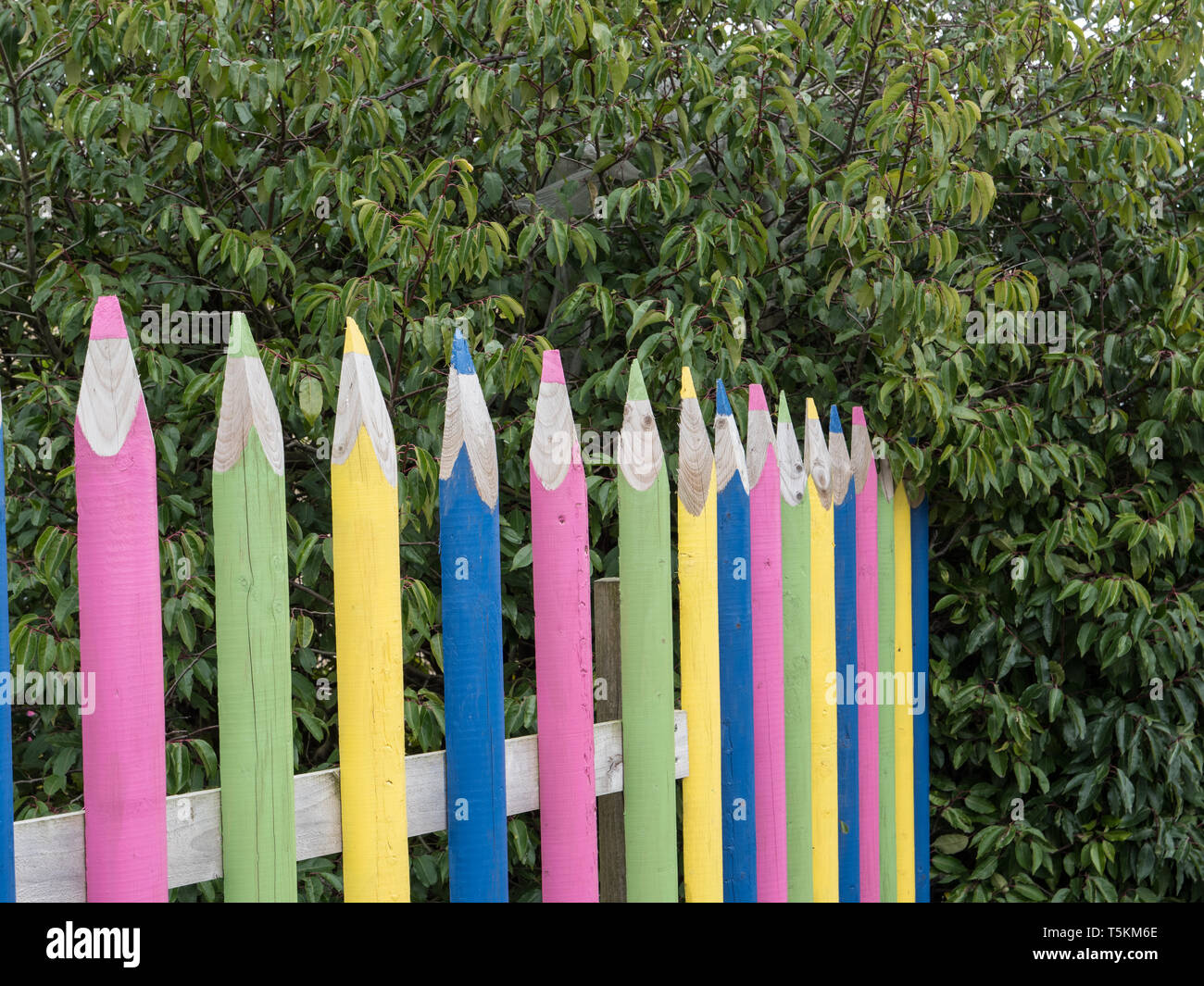 Pencil Fence High Resolution Stock Photography and Images - Alamy