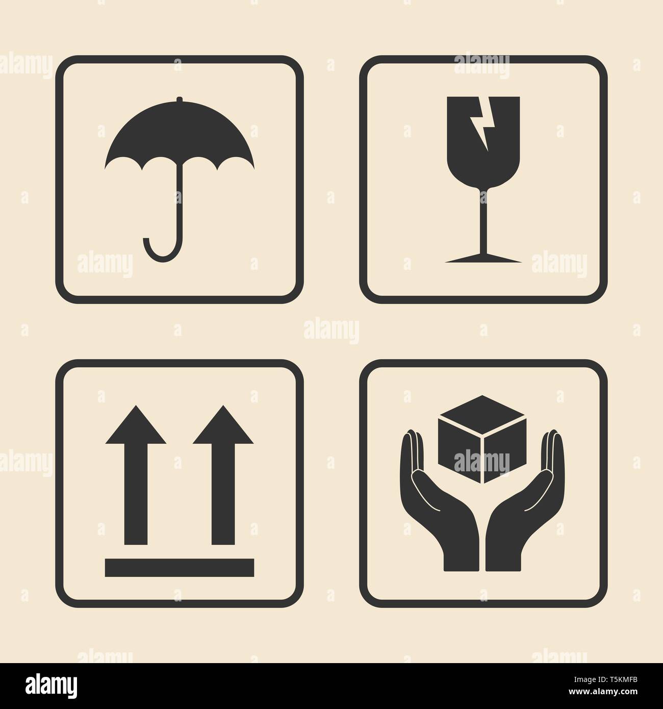 Packaging symbol icon Stock Vector Images - Alamy