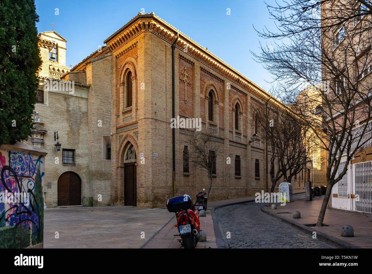 San Nicolas de Bari church in Zaragoza, Spain Stock Photo - Alamy