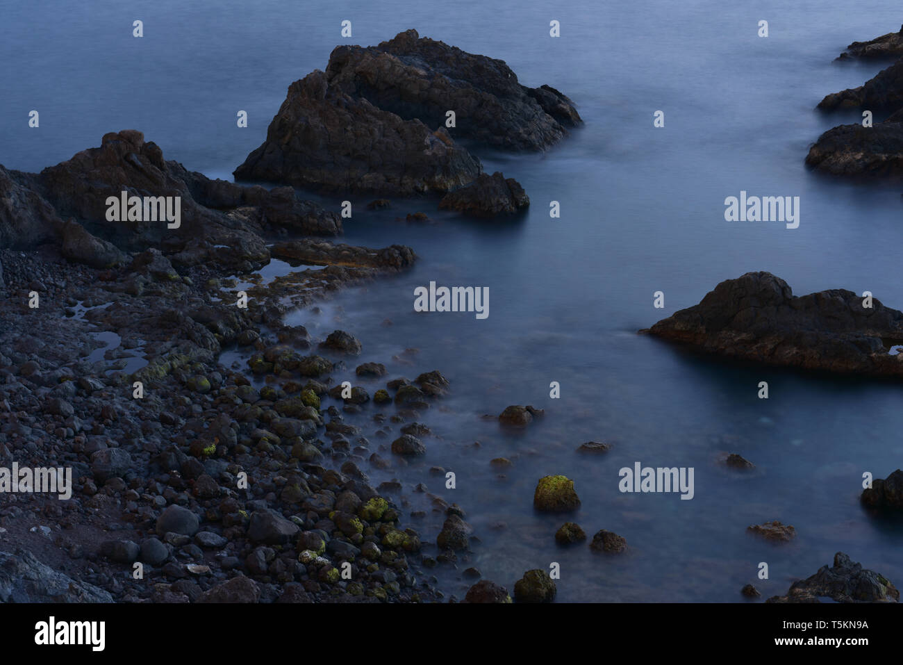 Tenerife Canary Islands Volcanic rocks Los Gigantes Stock Photo - Alamy