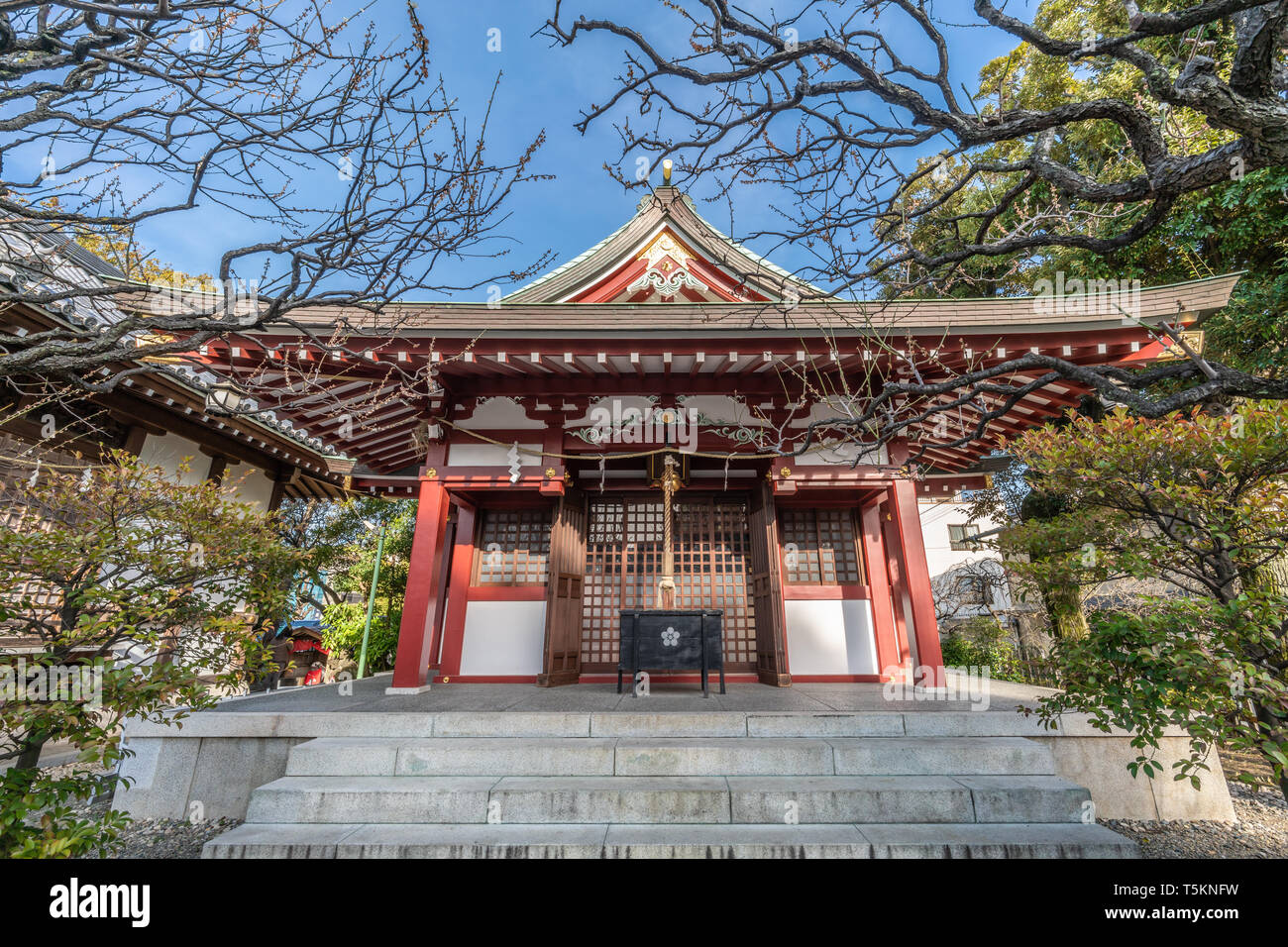 Mitake Jinja built in 1669 in the precincts of Kameido Tenjin Shinto ...