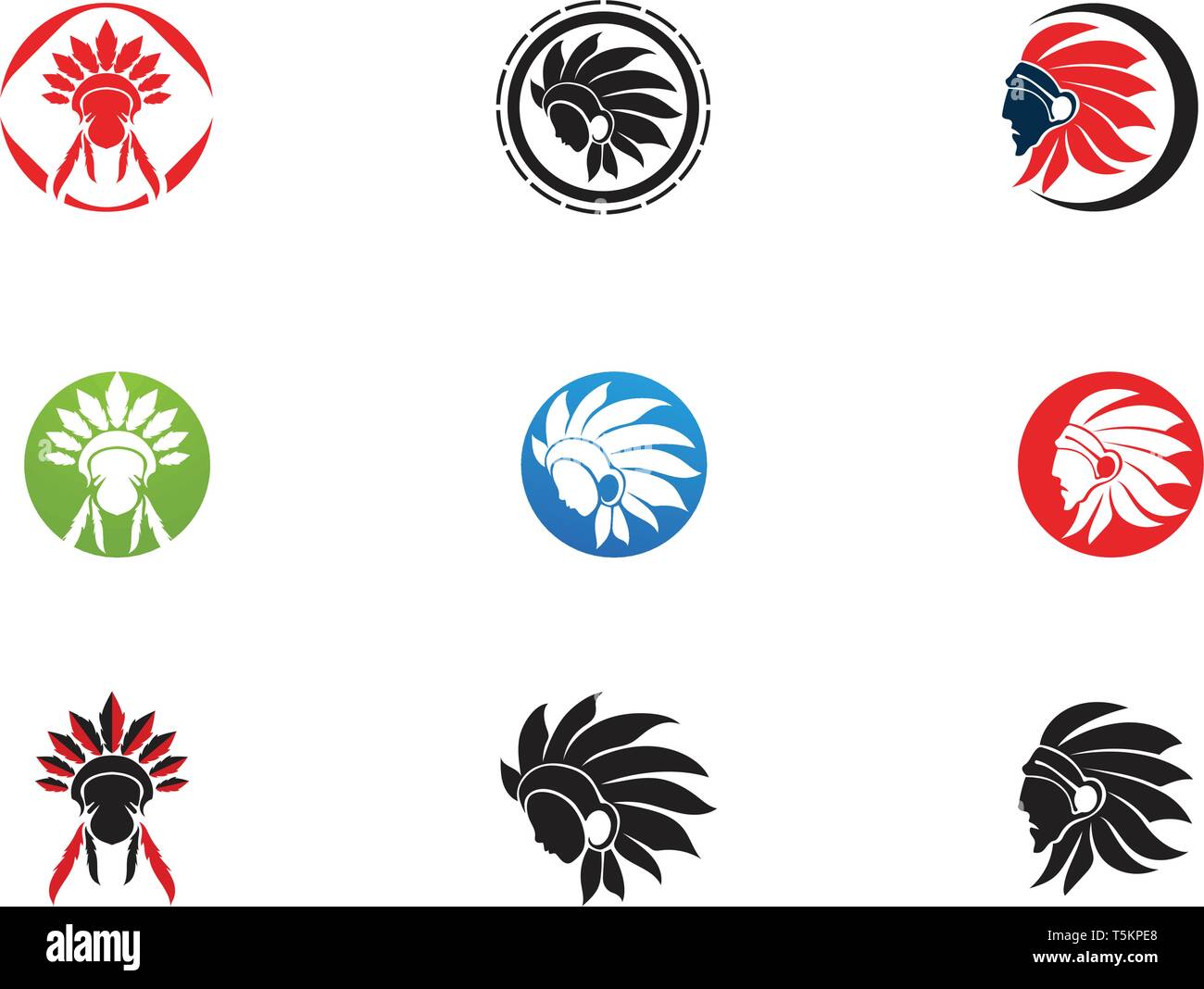 Indian apache Chief Mascot Stock Vector Image & Art - Alamy