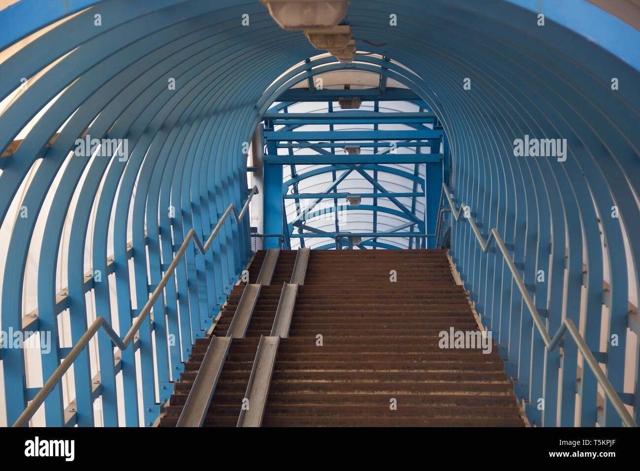 Pedestrian Bridge Over Road High Resolution Stock Photography and ...
