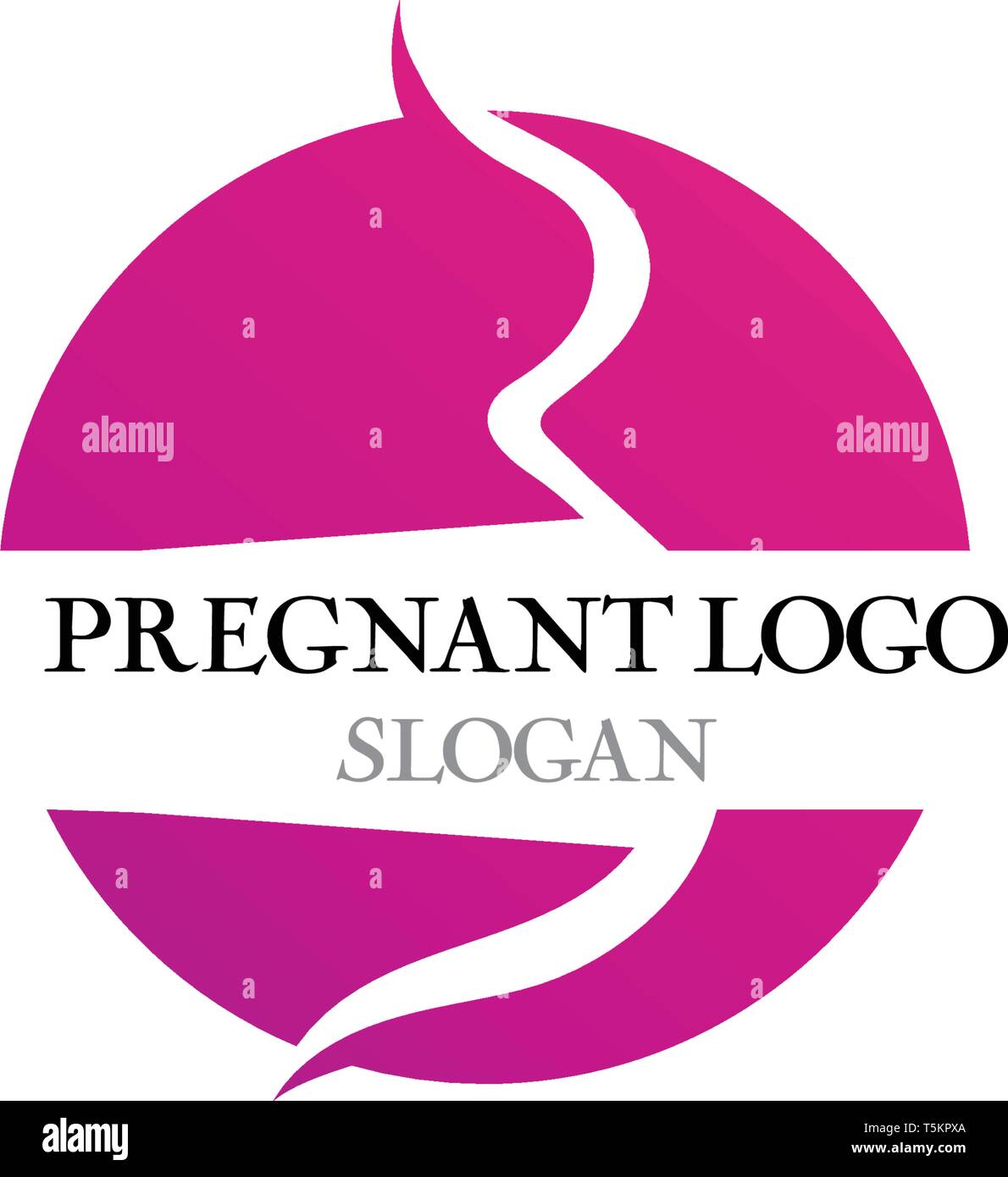Pregnant logo template vector icon illustration design Stock Vector ...