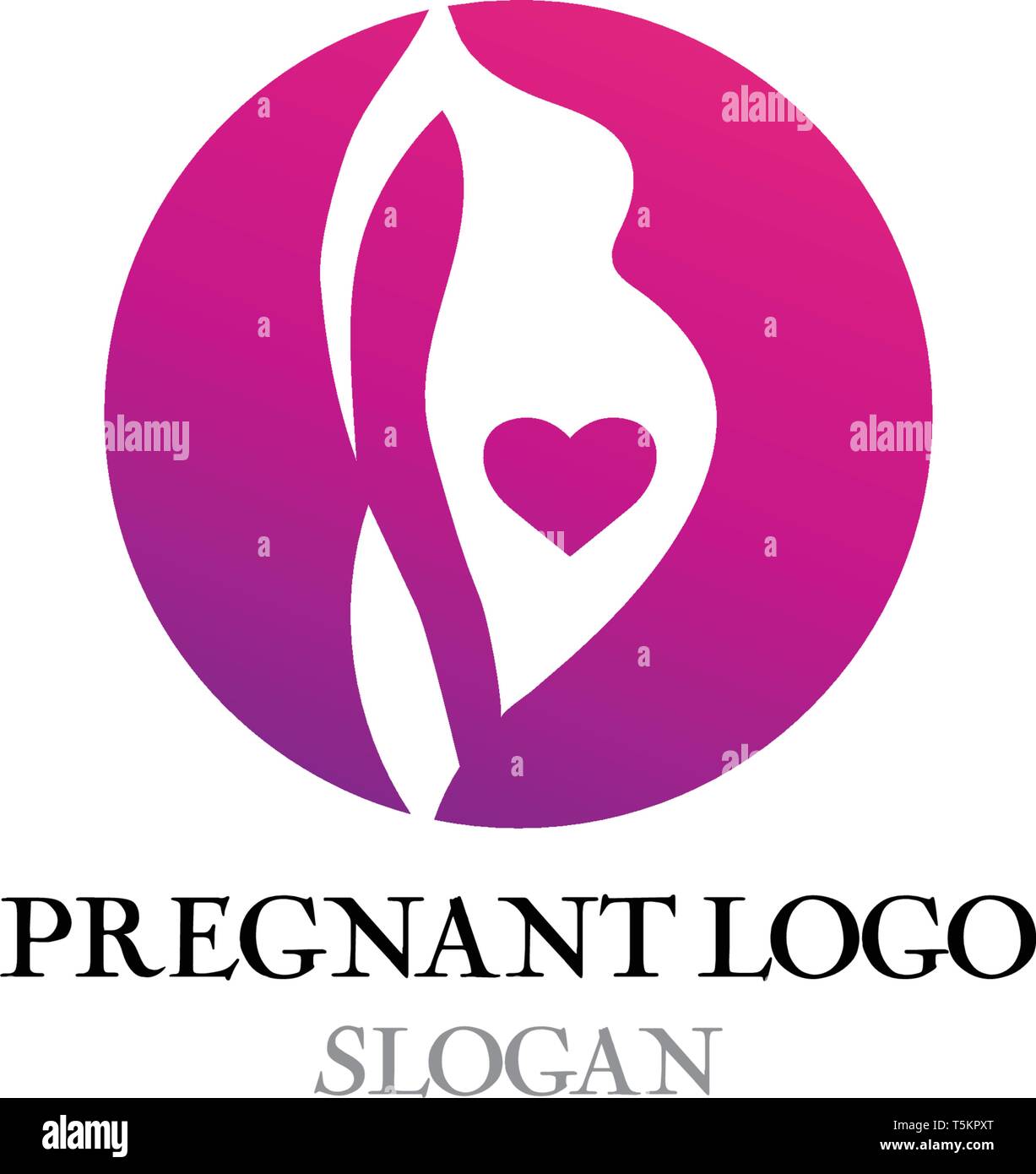 Pregnant logo template vector icon illustration design Stock Vector ...