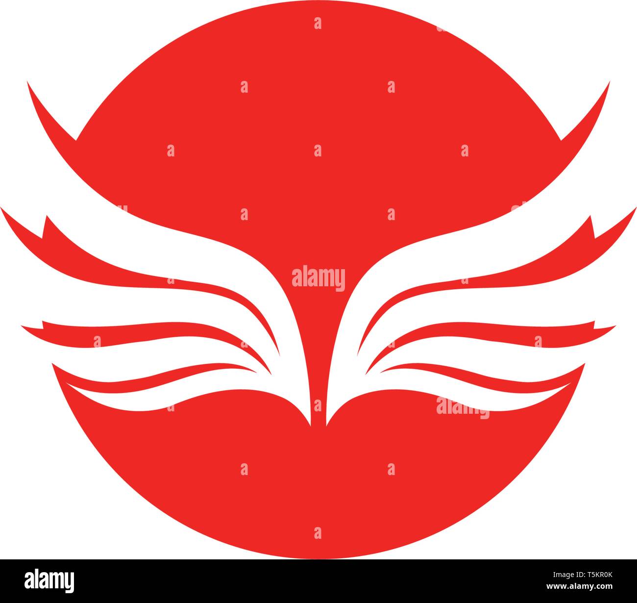 Bird and wing logo vector Stock Vector Image & Art - Alamy