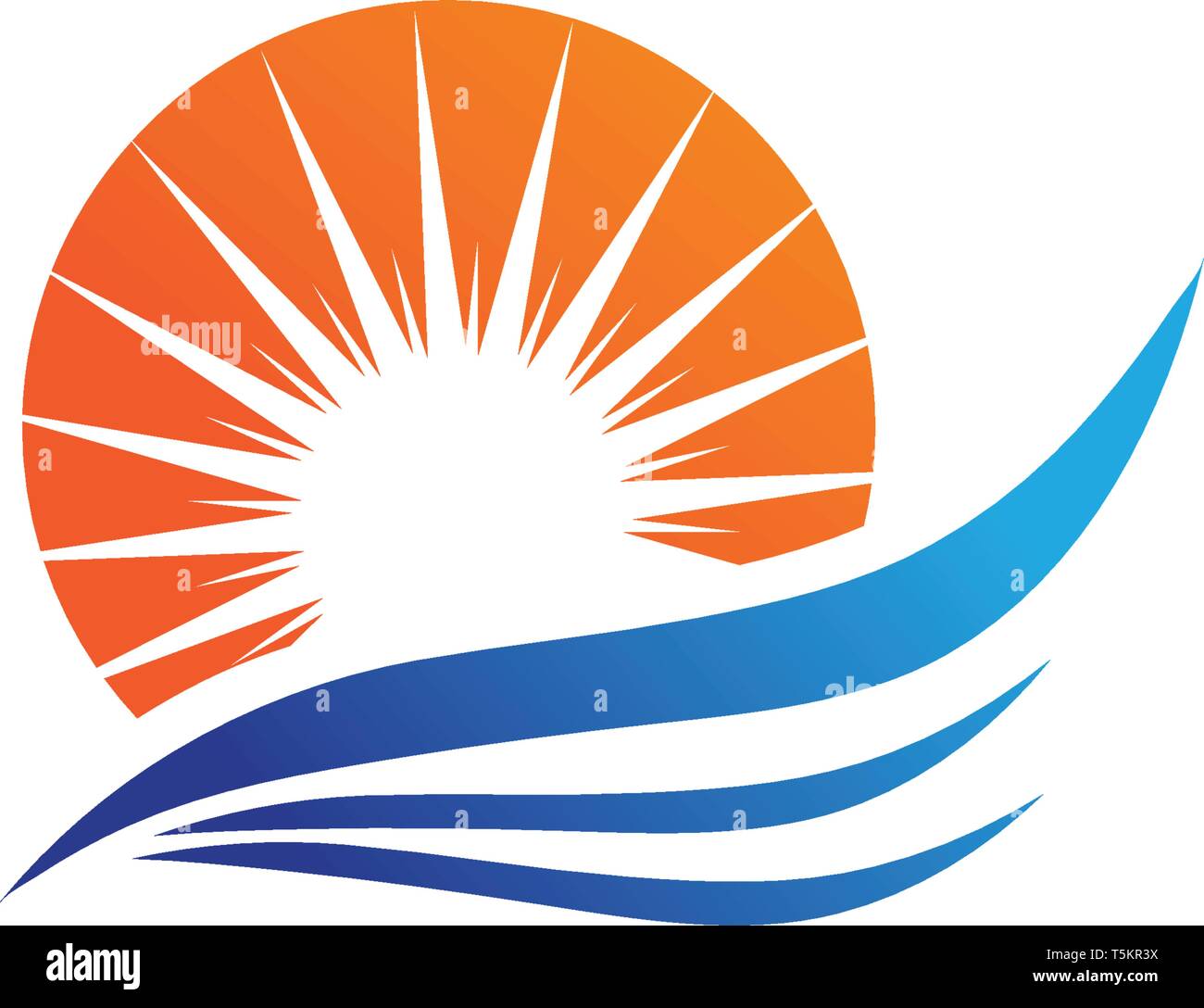 sun logo vector template Stock Vector Image & Art - Alamy