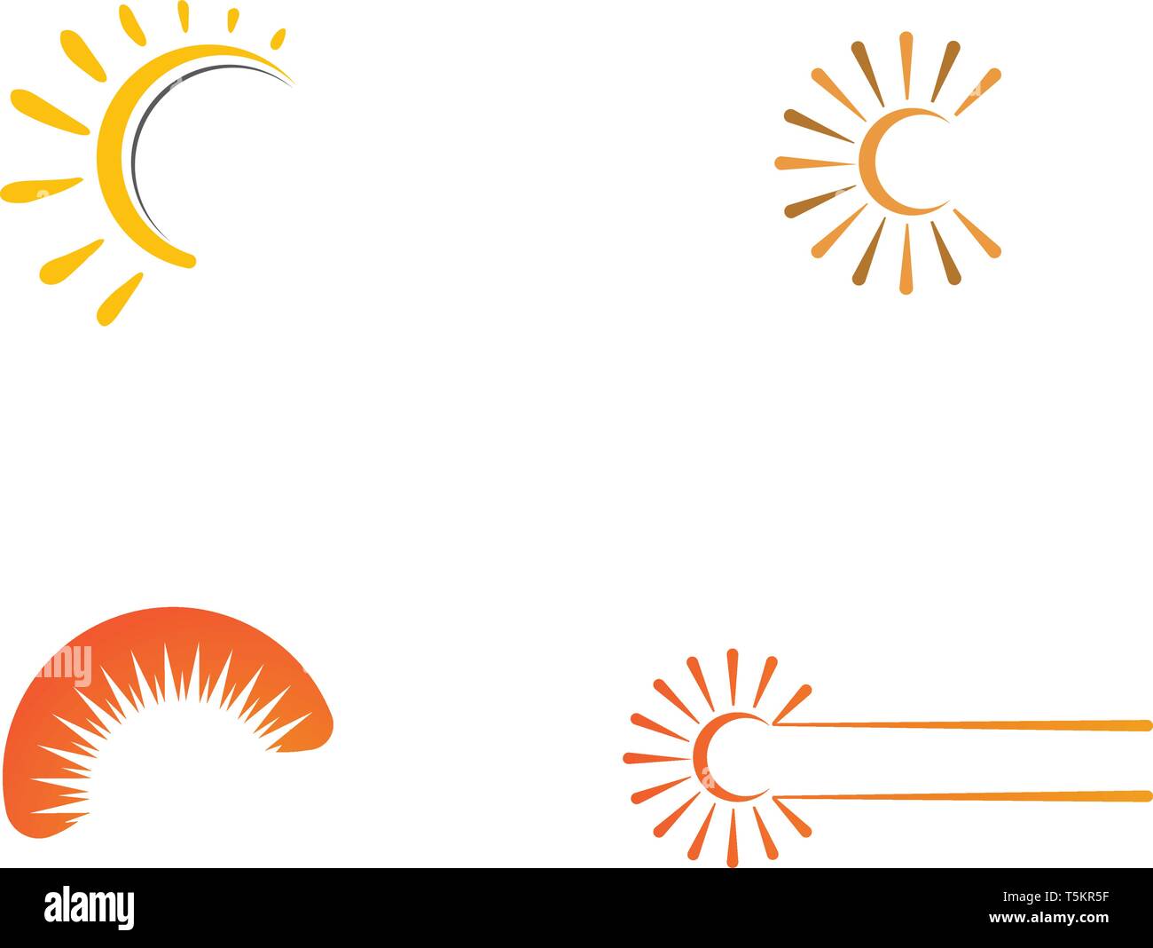 sun logo vector template Stock Vector Image & Art - Alamy
