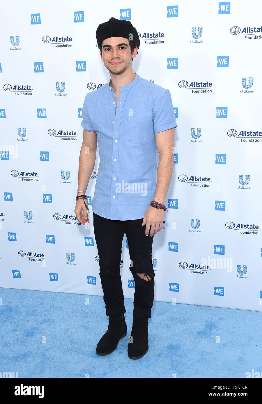 April 25, 2019 - Los Angeles, California, U.S. - Cameron Boyce arrives ...