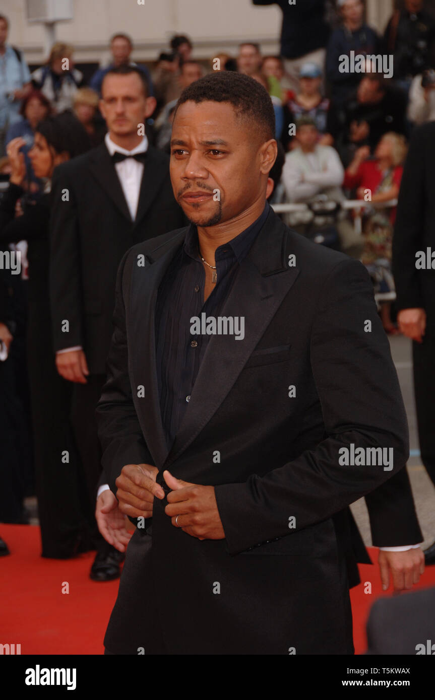 CANNES, FRANCE. May 23, 2006: Actor CUBA GOODING JR at the gala ...