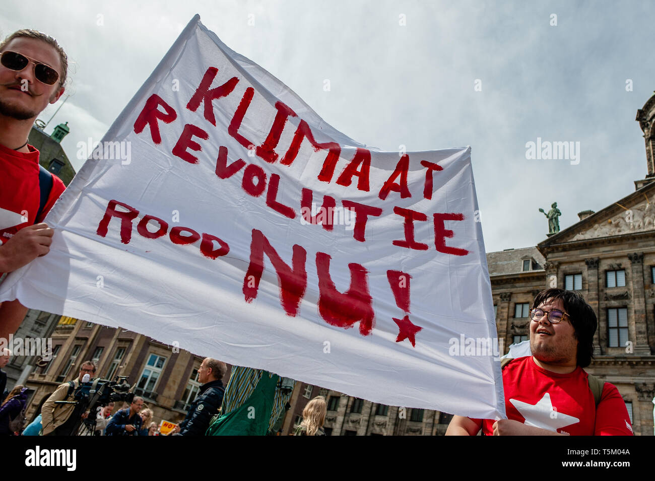 April 25, 2019 - Amsterdam, North Holland, Netherlands - Two students ...