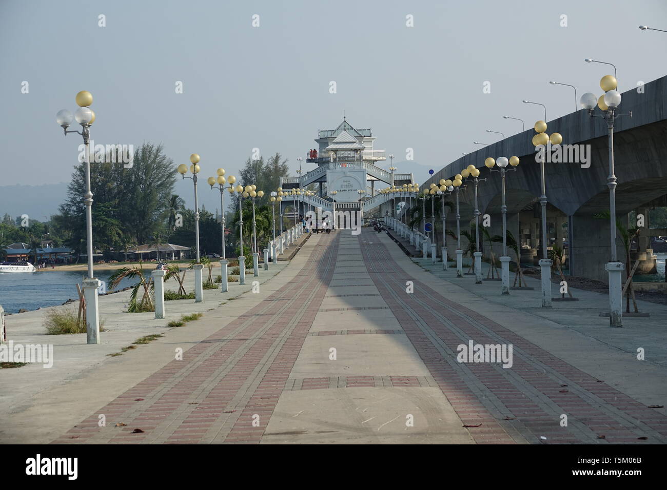 Phuket, Thailand. 04th Mar, 2019. The Sarasin Bridge connects the ...