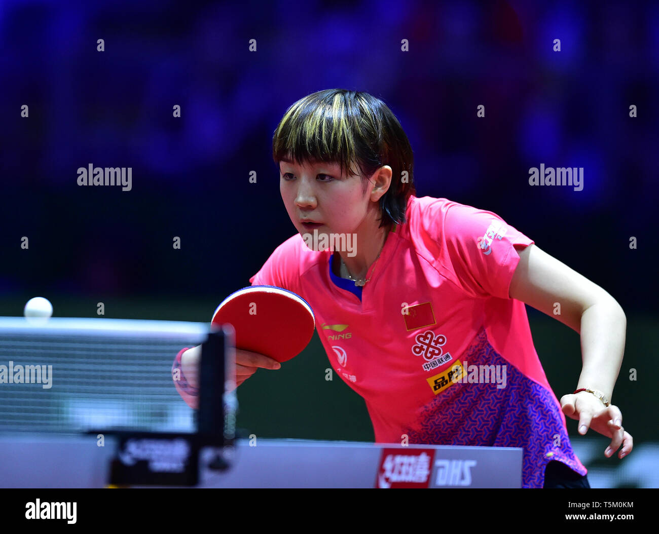 Budapest. 25th Apr, 2019. Chen Meng of China competes during the women ...